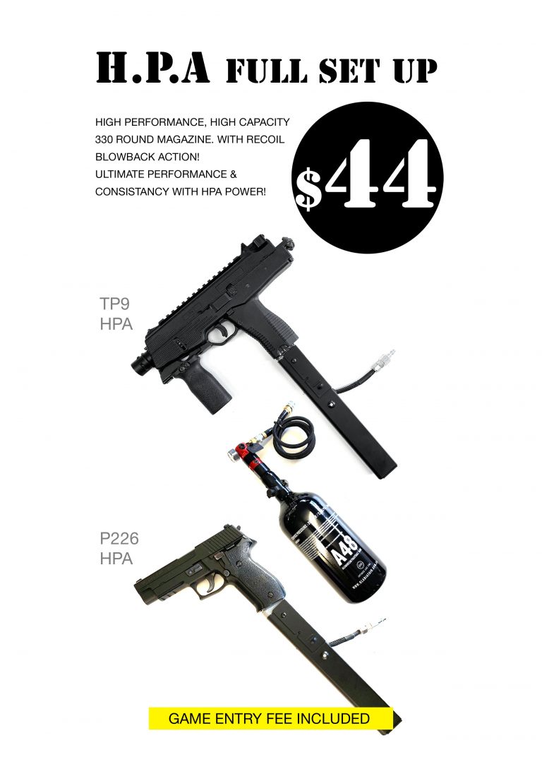 Gun rental page - The Arena